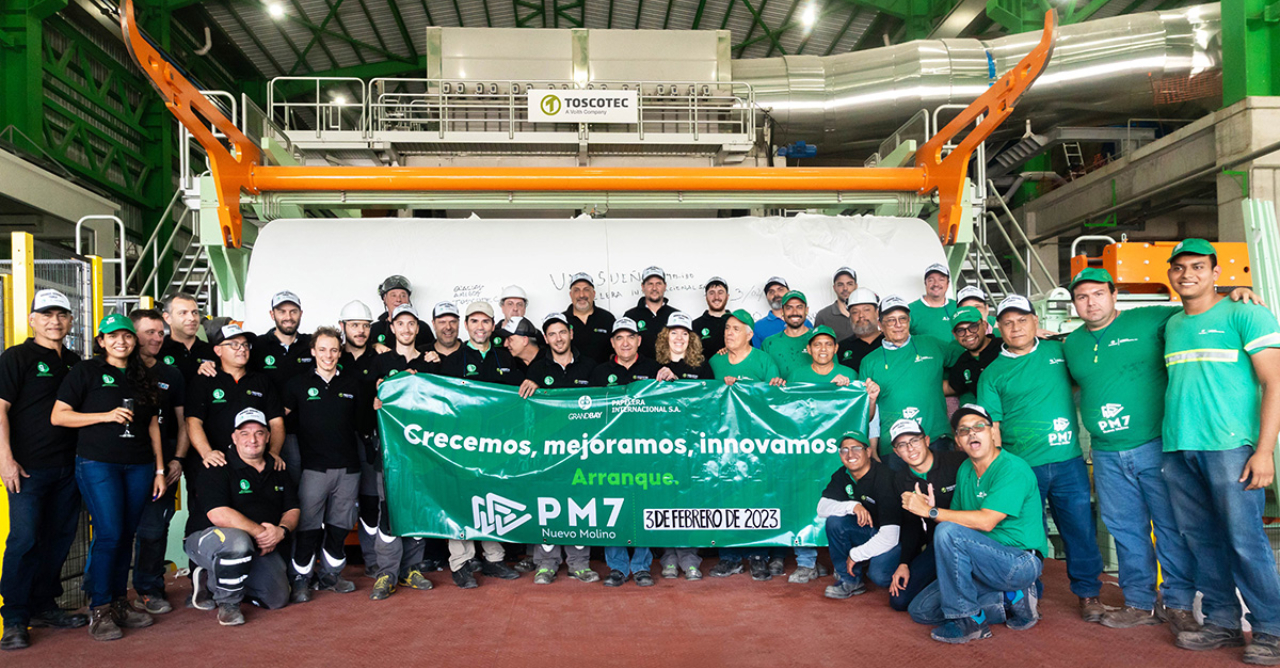 Línea de tissue Toscotec es inaugurada en GrandBay Papelera Internacional, en Guatemala