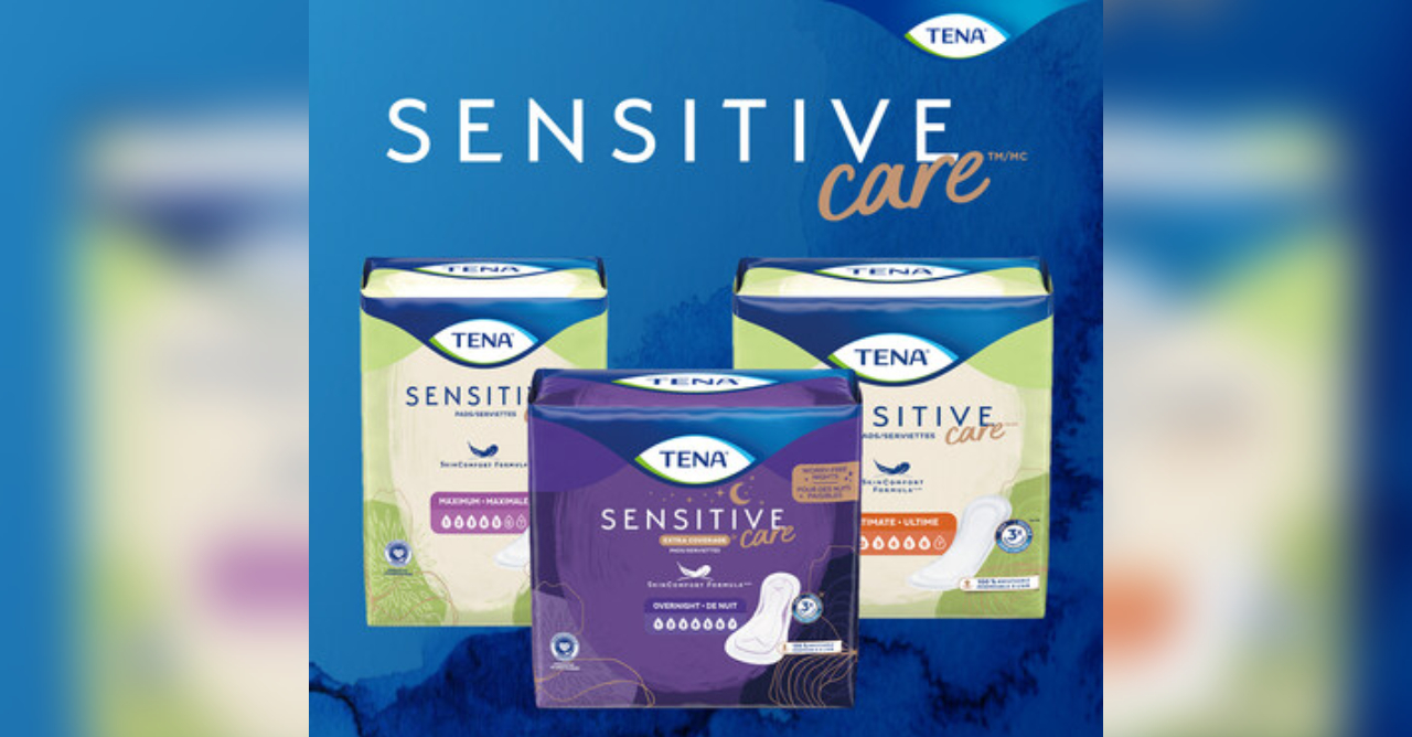 Essity lanza absorbentes Sensitive Care en EE.UU.