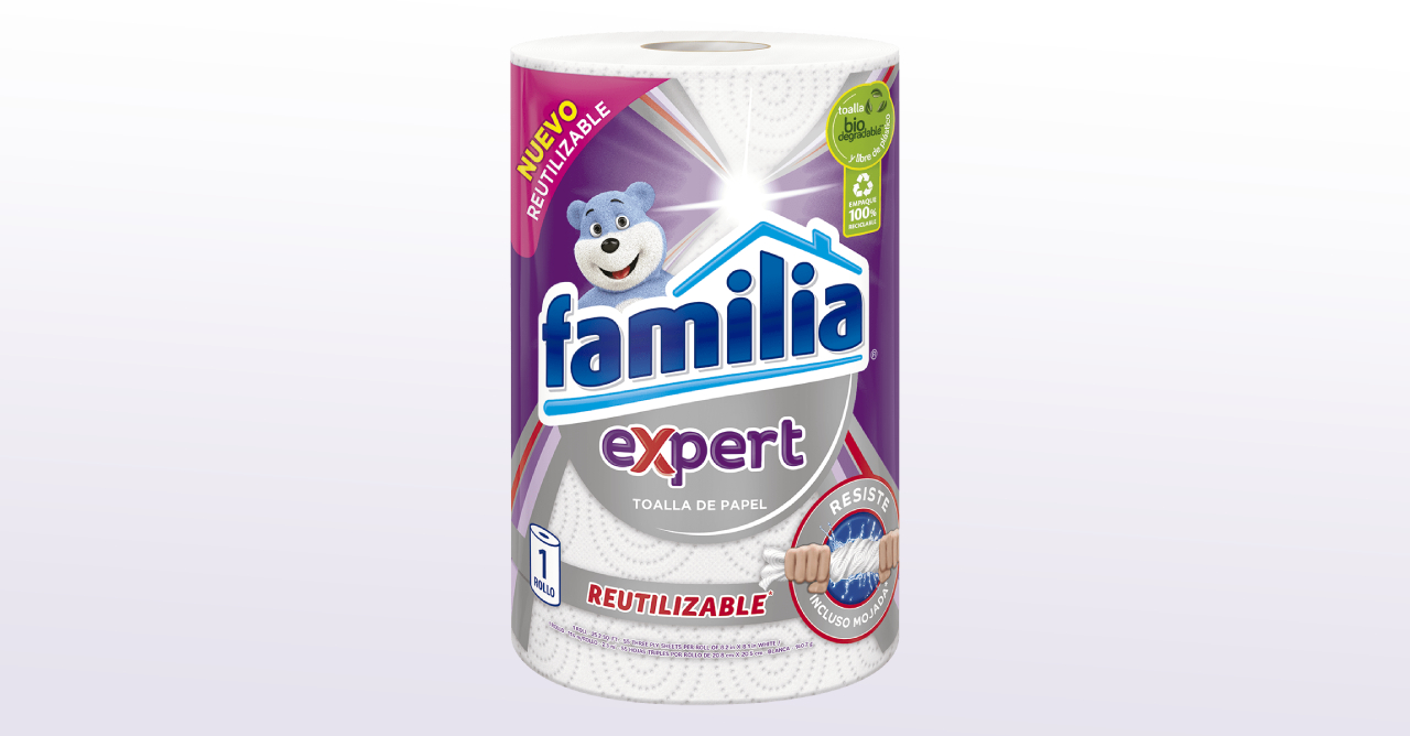 Essity lanza en Bolivia la nueva toalla Reutilizable Familia Expert