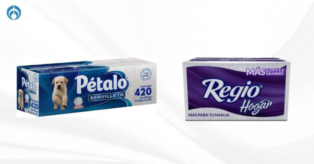 Servilletas Pétalo vs. Regio revelan mayor blancura y resistencia según ...