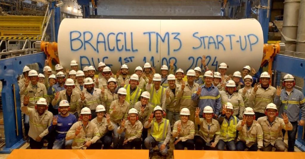 Bracell inicia la operación de la tercera máquina de papel tissue de su ...