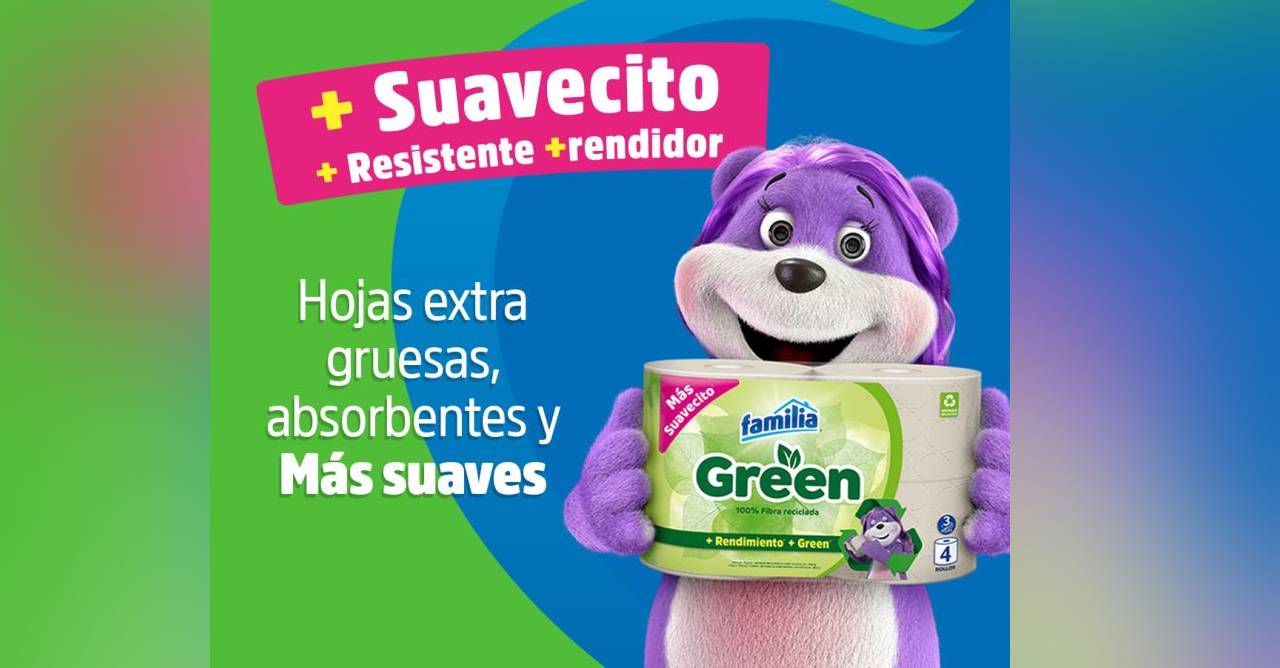 Essity Colombia presenta nuevo Papel Higiénico Familia Green®con mayor ...